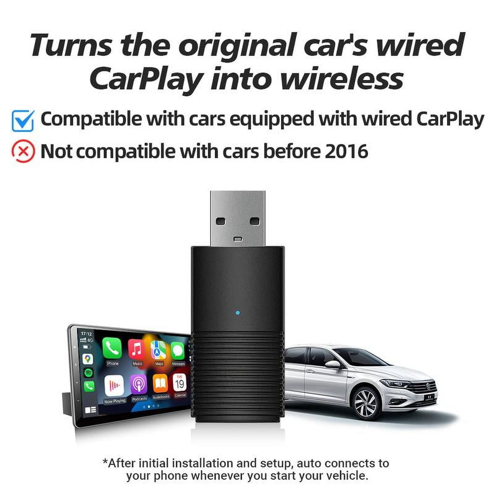 Wireless CarPlay Dongle is compatible with cars with wired CarPlay wired to wireless Converter ...