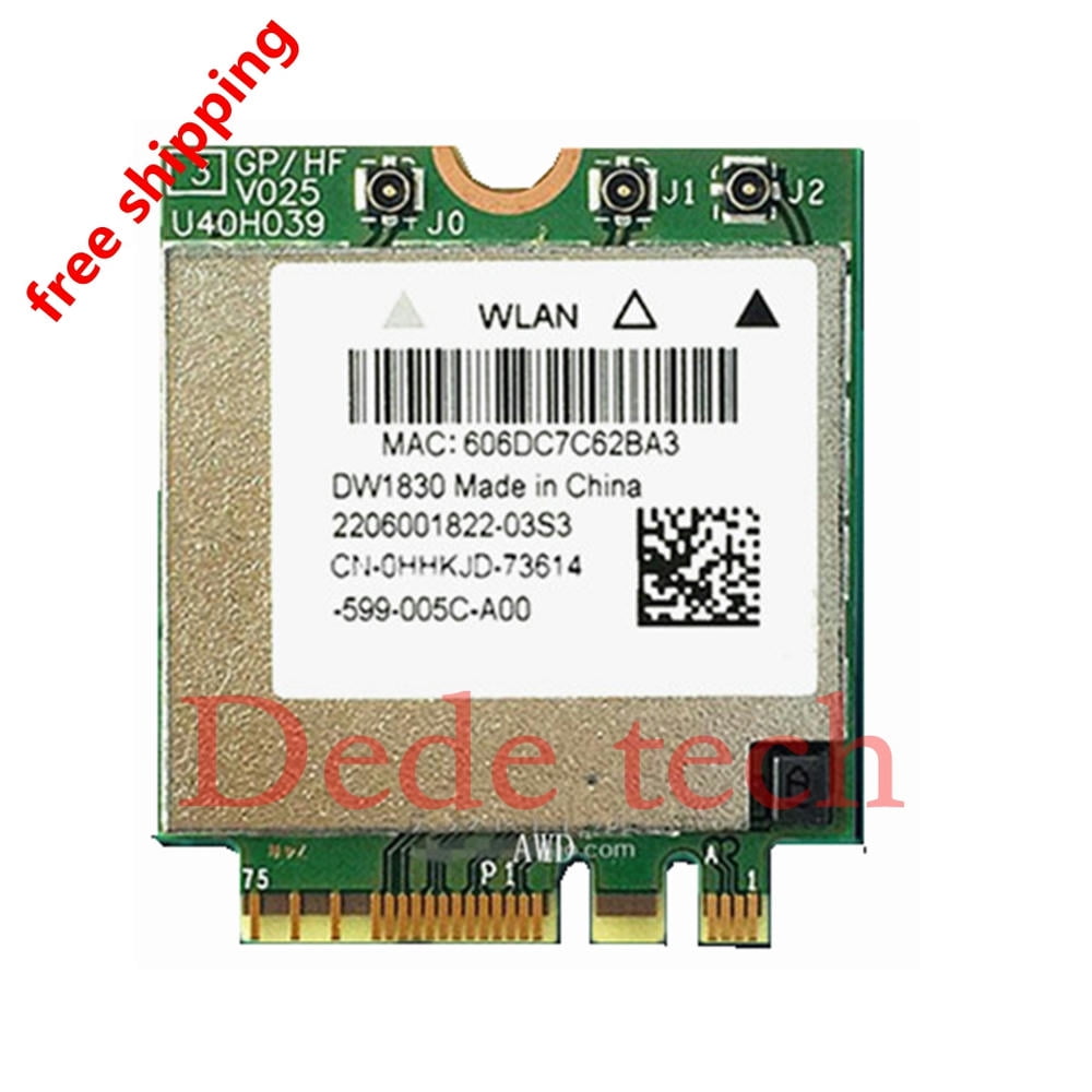 Wireless Card for DW1830 bcm943602based NGFF M.2 WLAN 4.1 802.11ac ...
