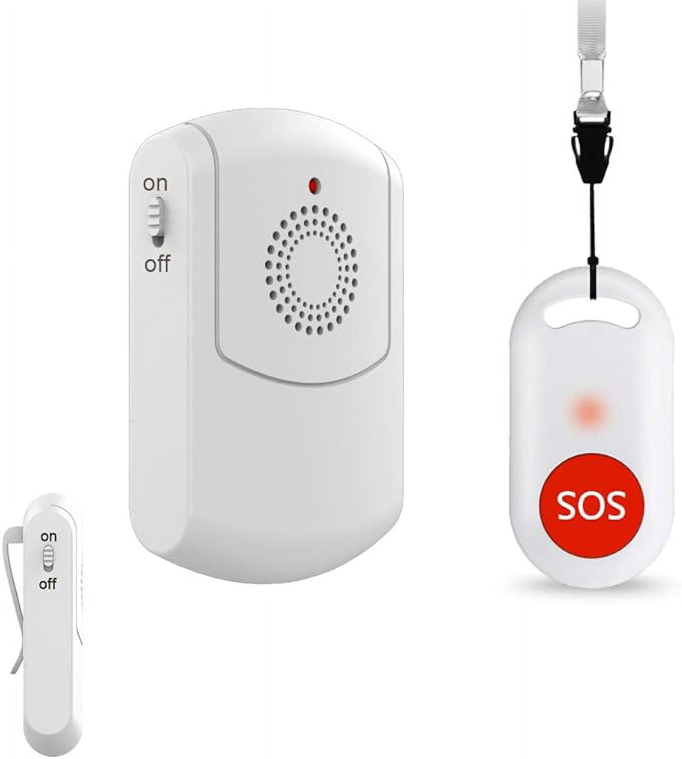 Wireless Caregiver Pager Nurse Alert System Smart Call Button for Home ...