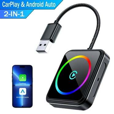 Woudy 2-in-1 Wireless CarPlay Android Auto Car Adapter, Wireless Apple ...