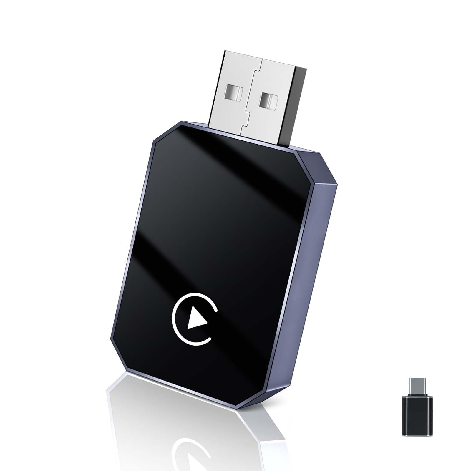 Wireless Carplay Adapter, 2 in 1 CarPlay Wireless Adapter & Android ...