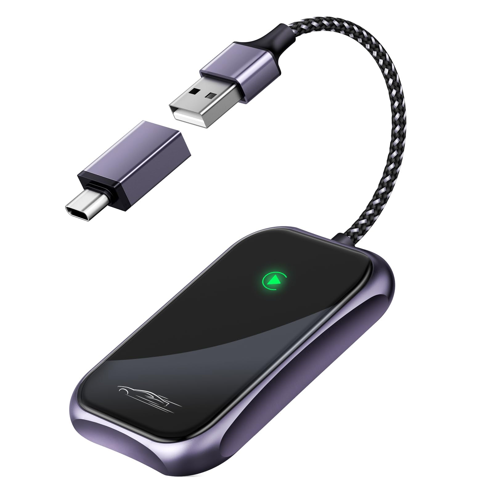 Wireless Carplay Adapter, 2024 Upgrade Converts Wired to Wireless ...