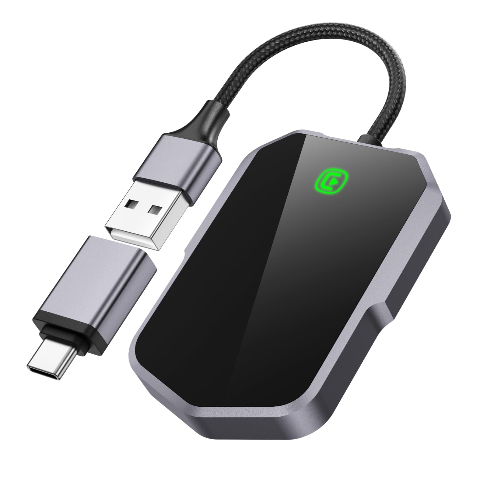 Wireless Carplay Adapter for Apple,Convert Wired to Wireless Carplay,2025 Upgrade Plug & Play ...