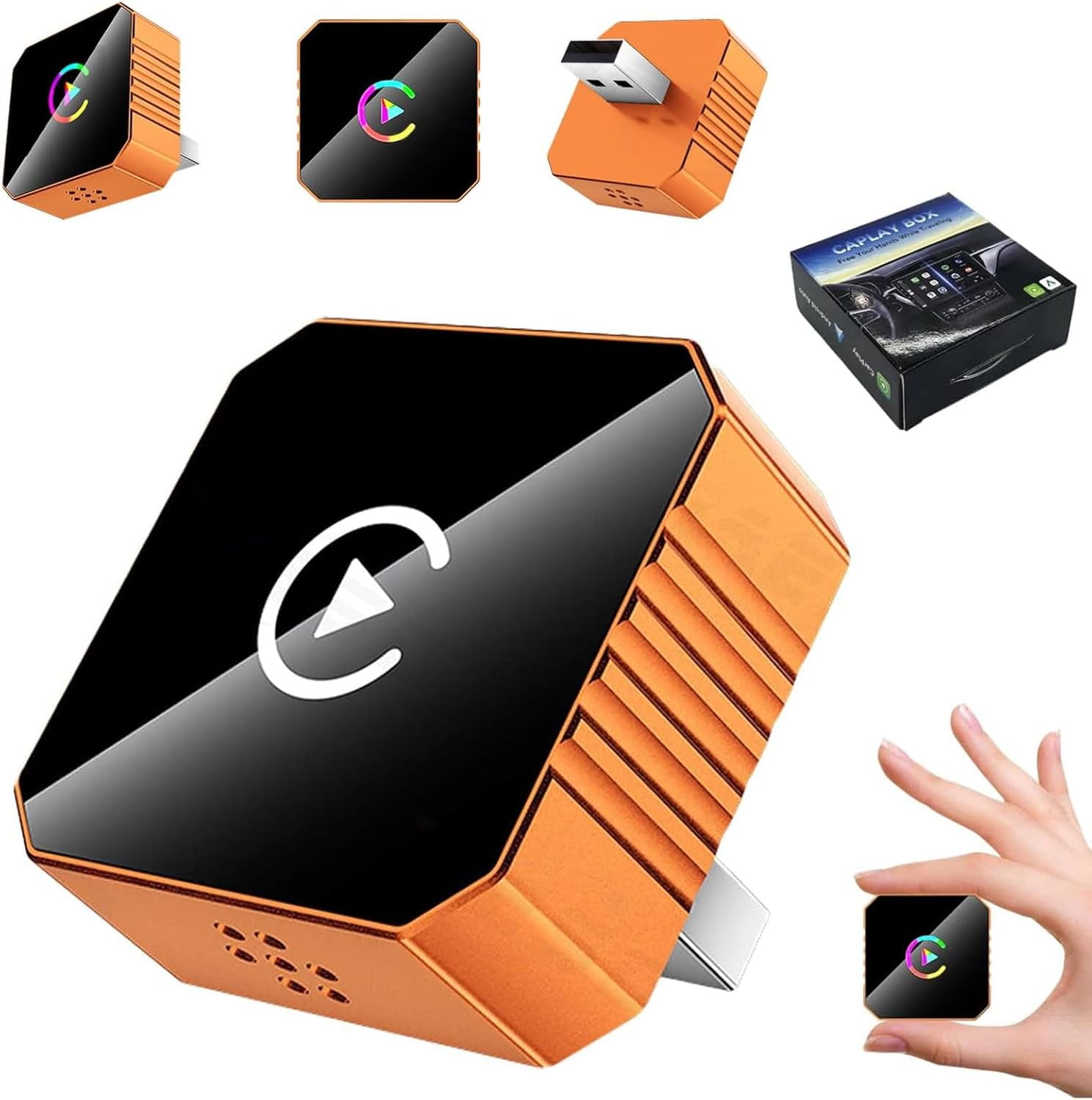 Wireless Carplay Adapter for iPhone, 2026 Upgrade Wireless Carplay ...