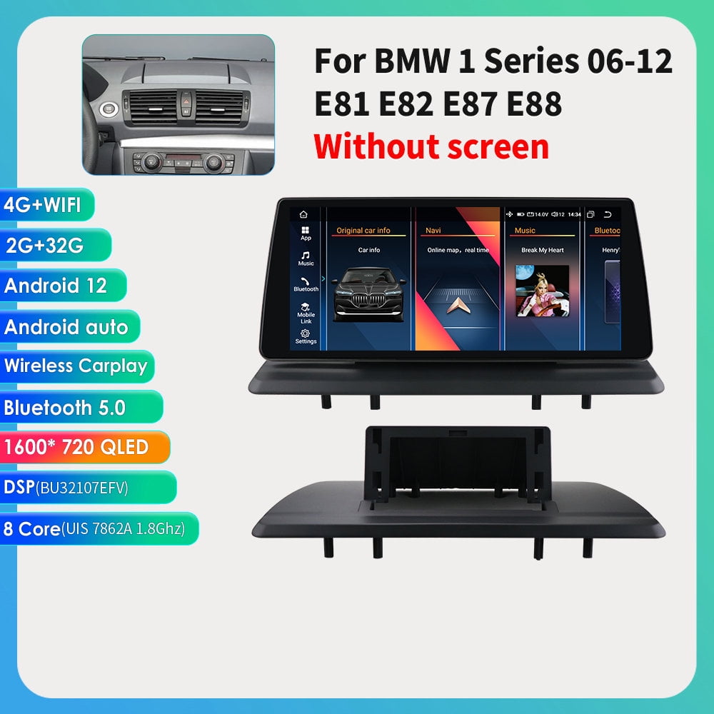 Wireless Carplay Android 12 Bluetooth Wifi 4+32GB Auto Car Stereo Radio Head Unit GPS Navigation ...