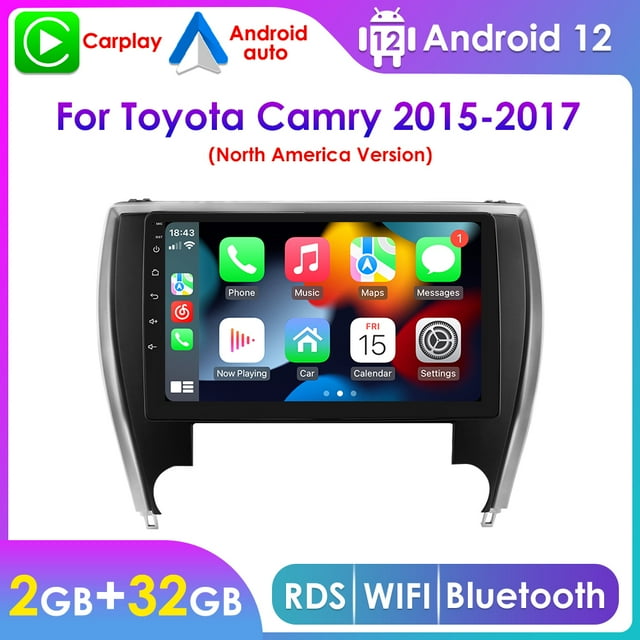 Wireless Carplay Android 12 Wifi 2+32GB RDS 10.1" Car Stereo Radio Head Unit GPS Navigation ...
