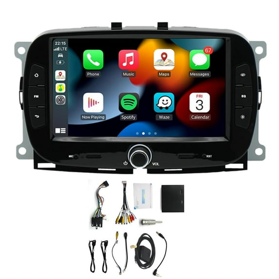 Wireless Carplay&Android Auto Car Radio 7" Touch Screen GPS WiFi Car ...