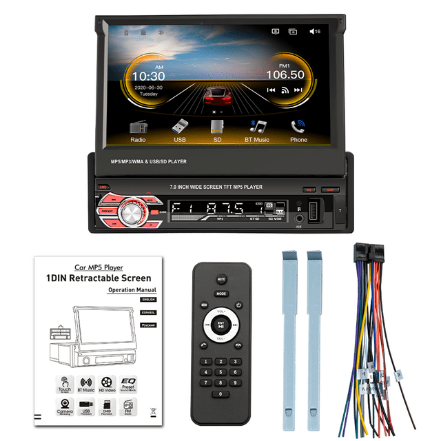 Wireless Carplay Single Din Touchscreen Car Stereo with Wireless ...