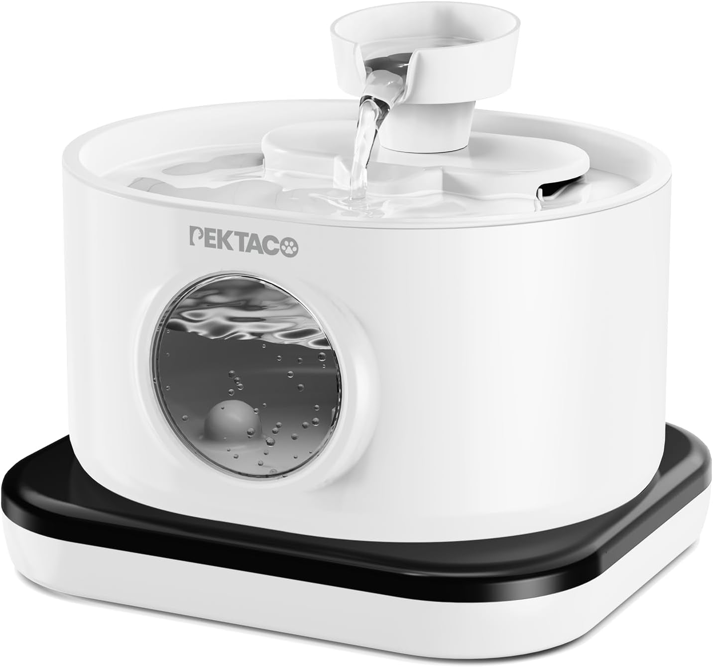 Wireless Cat Water Fountain: Automatic Battery Operated Pet Water ...