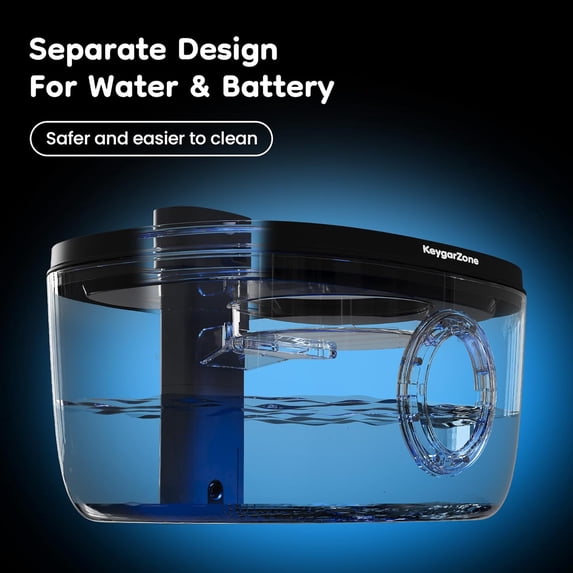 Wireless Cat Water Fountain Stainless Steel: 5L Stainless Steel Pet ...