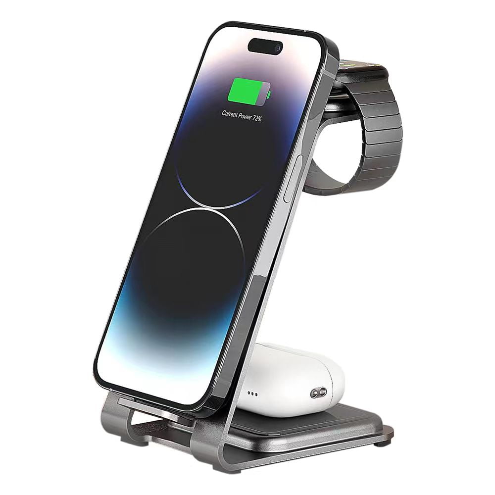 Combo Wireless Charger for iPhone, iWatch & AirPods, 3 in 1 Charging ...