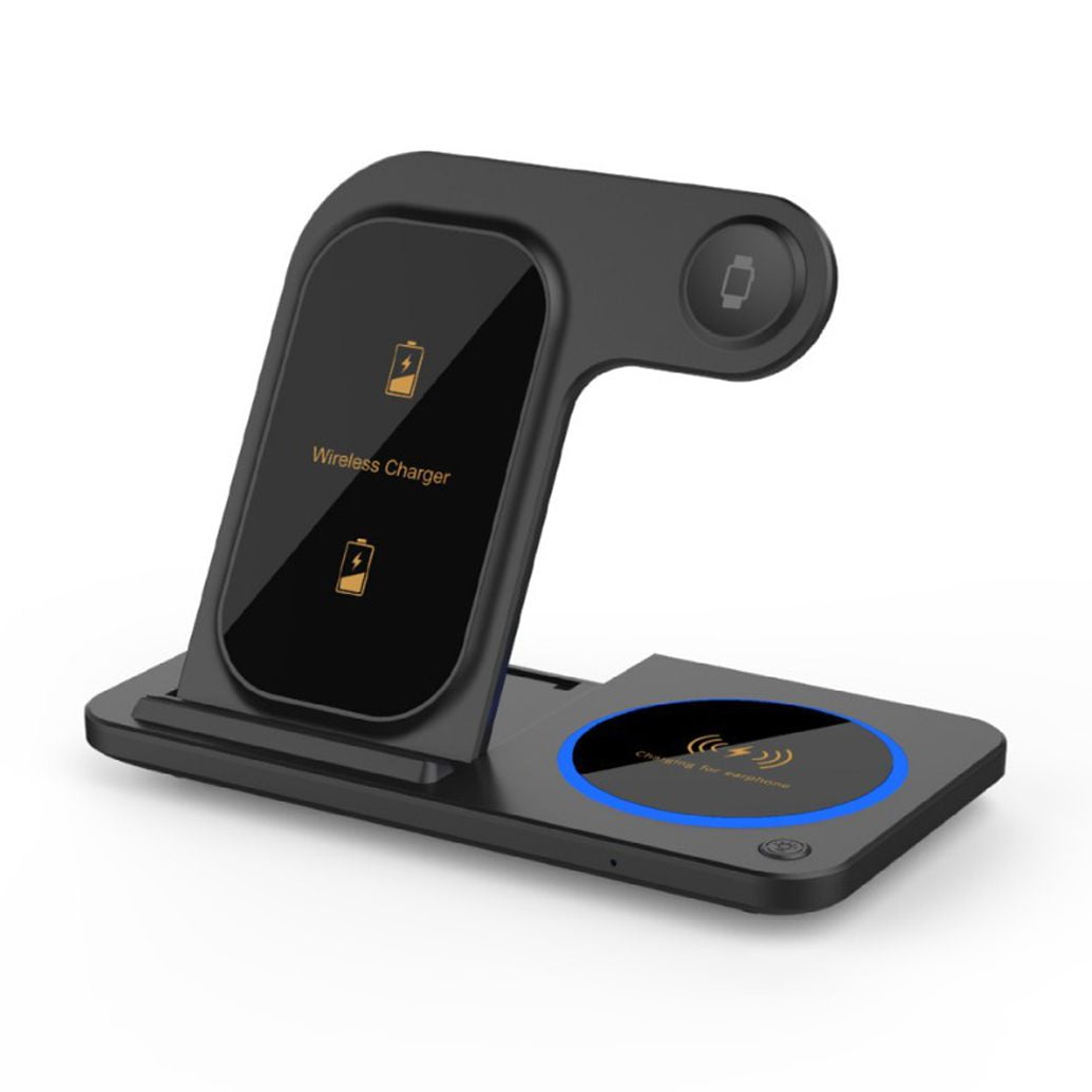 Wireless Charger 3 In 1 Charger Foldable Charging Station Wireless ...