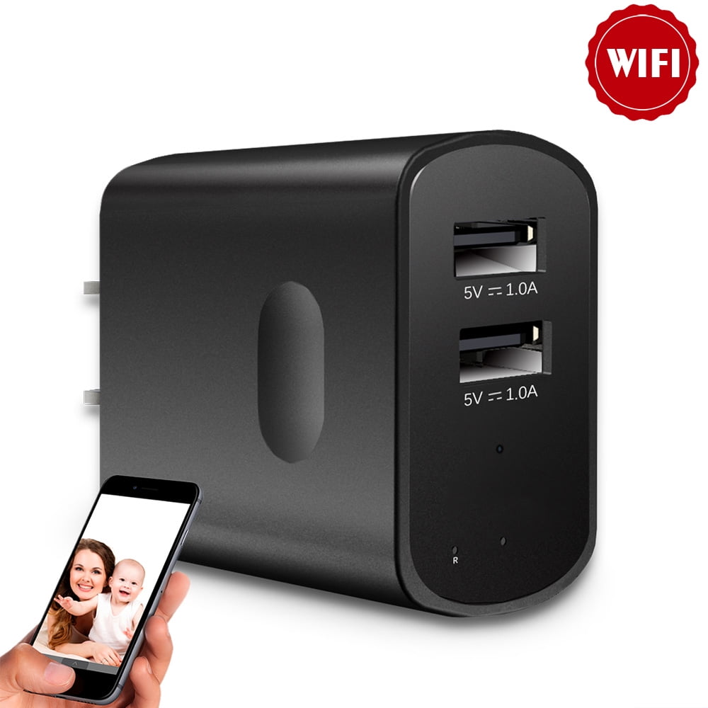 Wireless Charger Camera USB Wi-Fi Nanny Cam - Walmart.com
