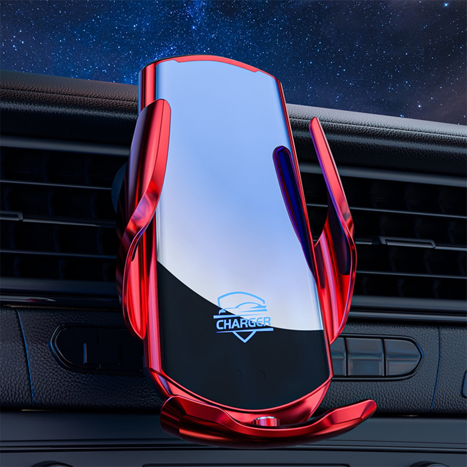 Wireless Charger for Car, Car Wireless Magnetic Charger Automatic Open ...