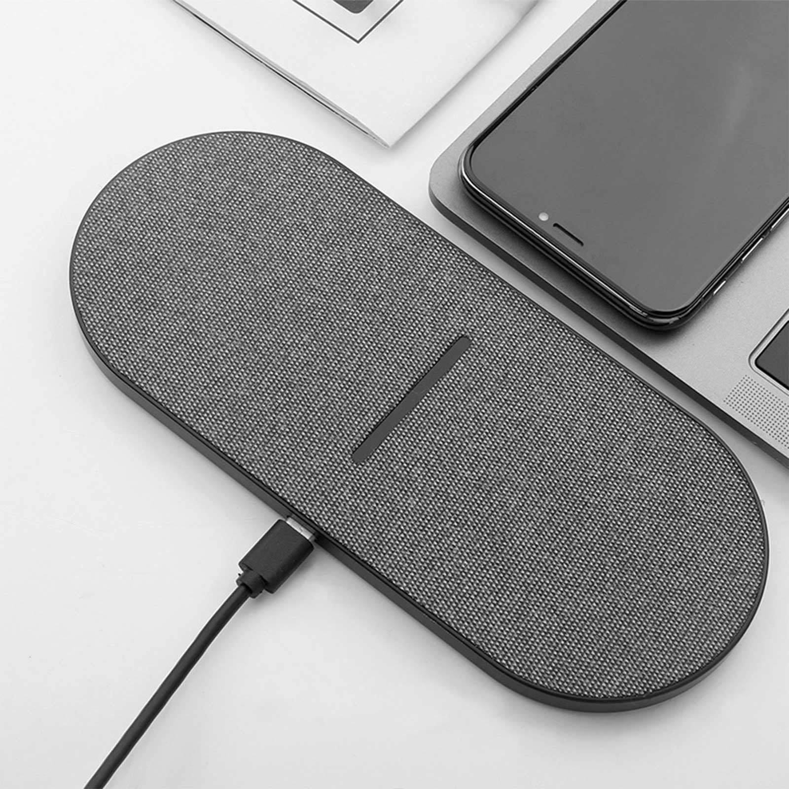 Wireless Charger, Cloth Wireless Charger Multi-functional 3-in-1 15w ...