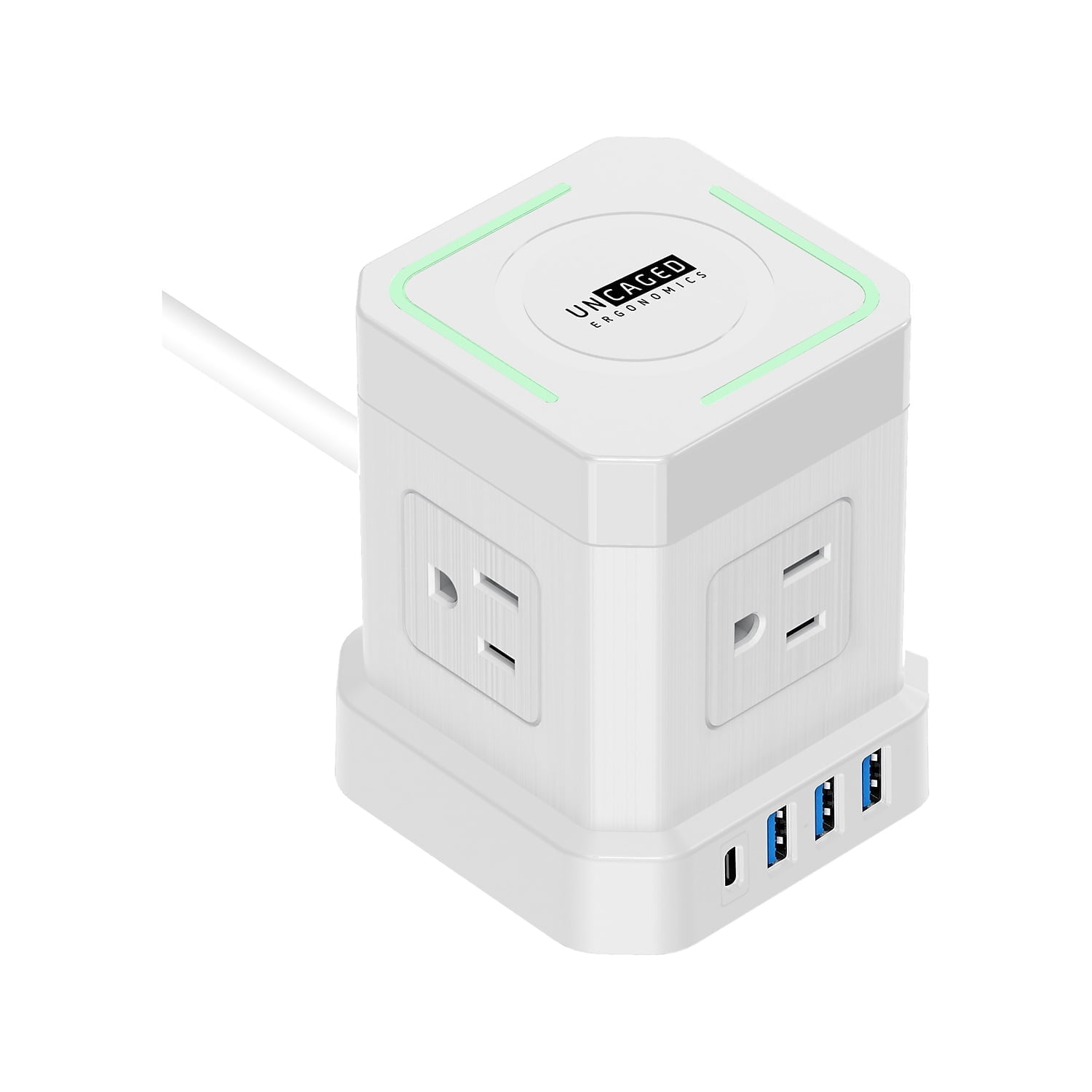 Wireless Charger Cube Power Strip with USB Ports, Power Strips with ...