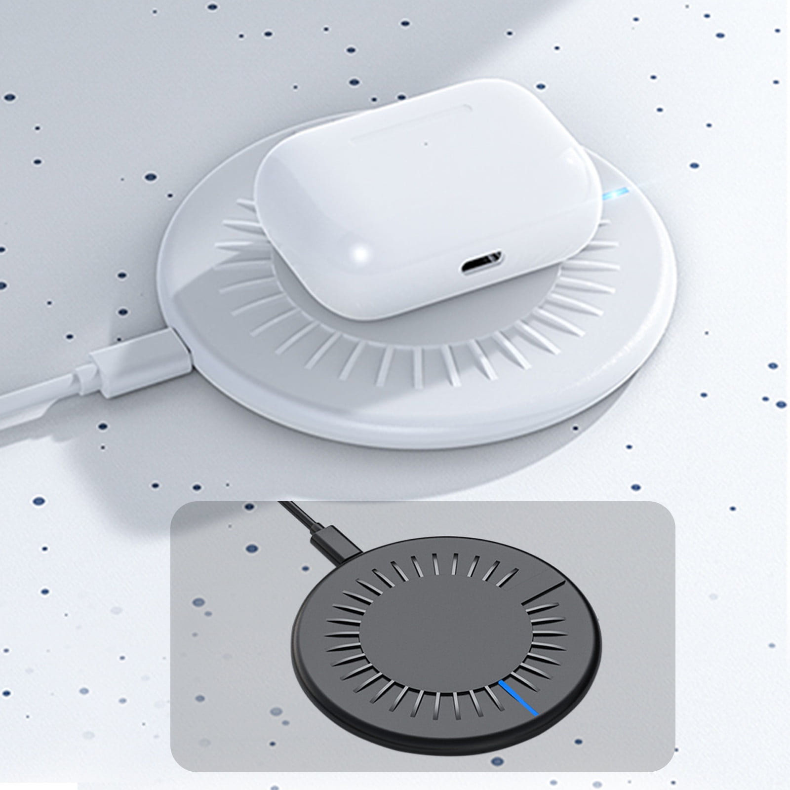 Wireless Charger Fast Wireless Charging Pad Station - MAX 15W Wireless ...