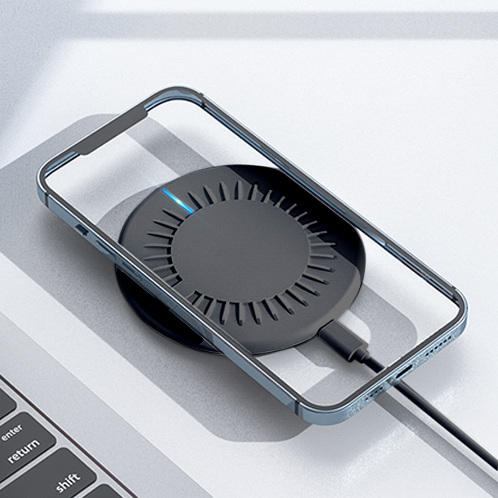 Wireless Charger Fast Wireless Charging Pad Station - MAX 15W Wireless ...