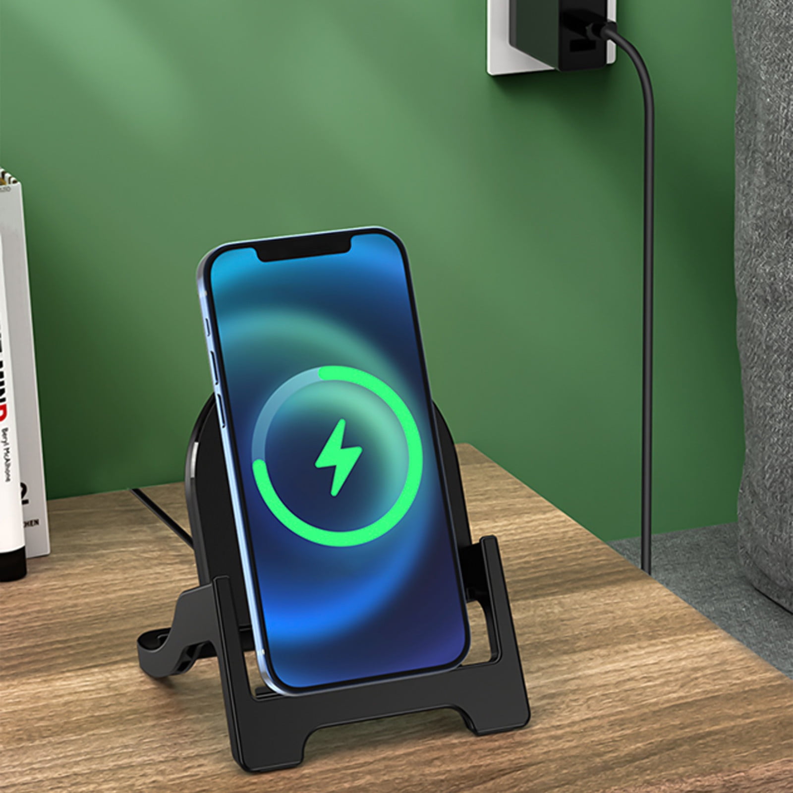 Wireless Charger For Smartphones 15W Desktop Wireless Charger With ...