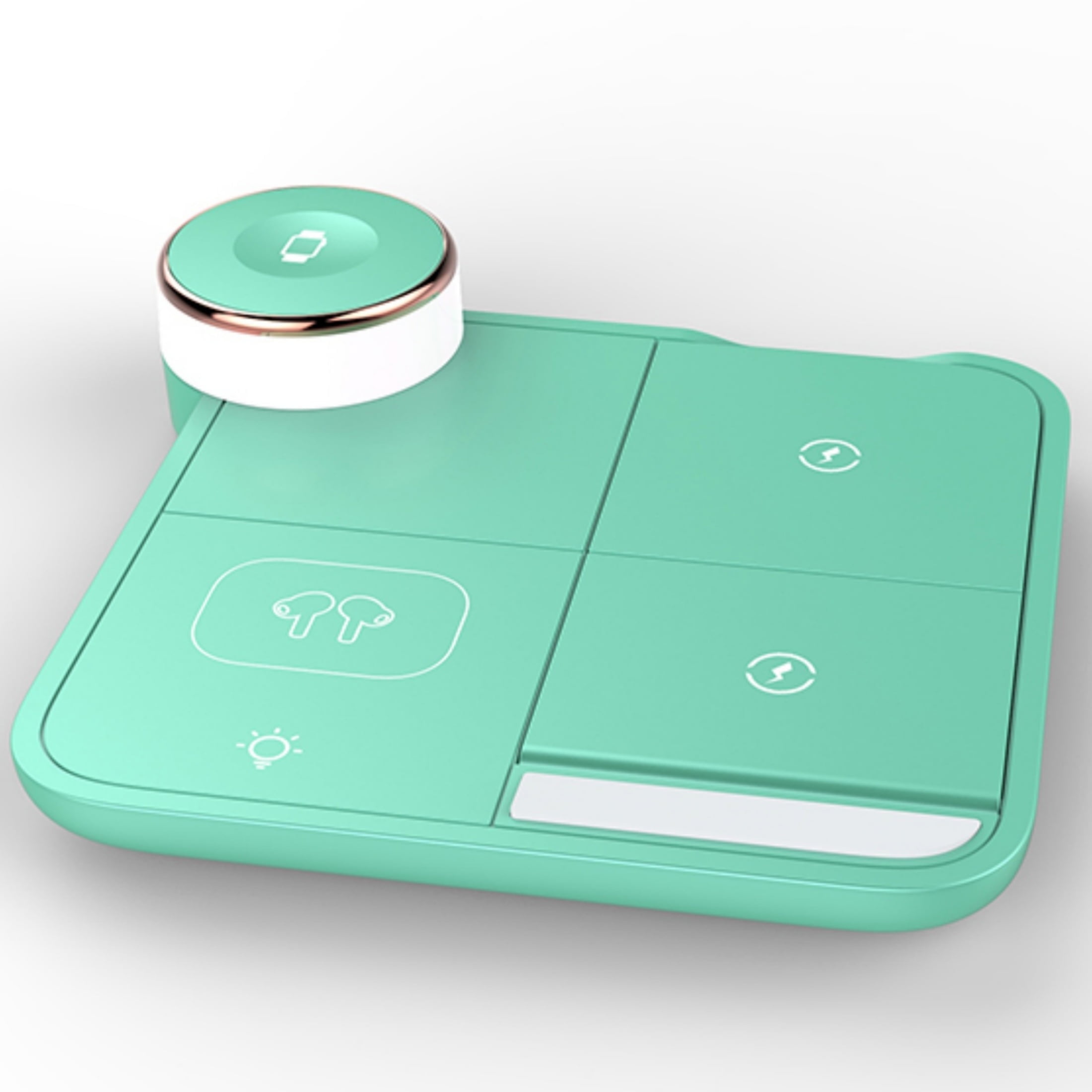 VOTONES 15W Fast Wireless Charger,4 in 1 Charging Station Compatible ...