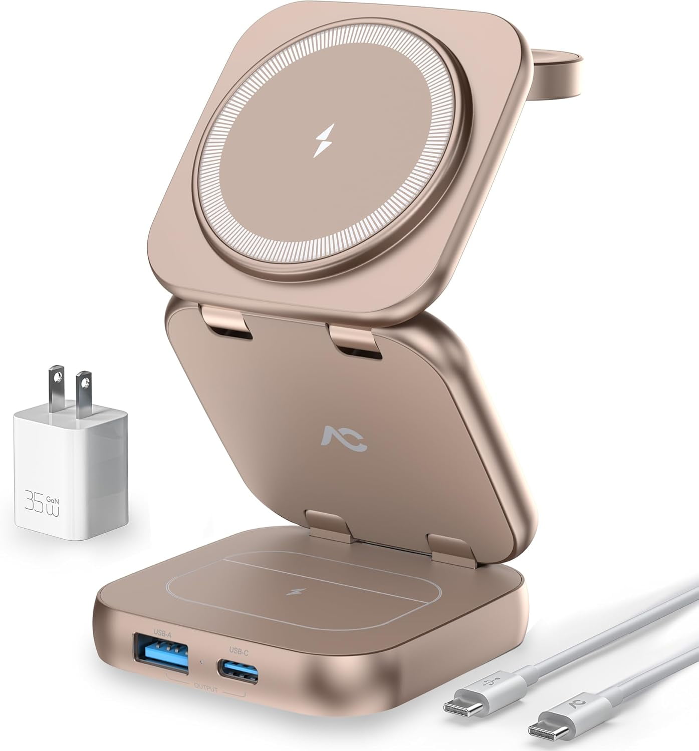 Wireless Charger for MagSafe, 5-in-1 Evolved Charging Stand, 15W Max ...