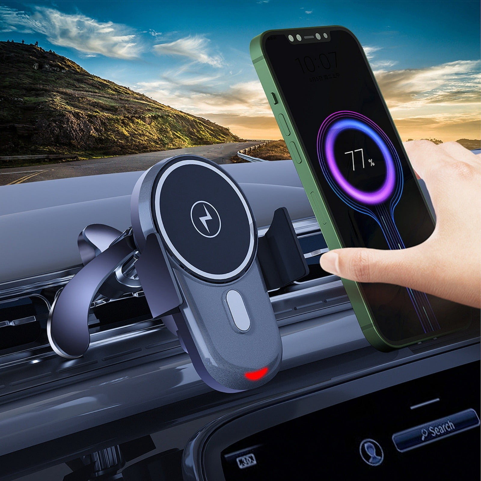 Wireless Charger Magnetic Charging 15W Fast Charging Strong Adsorption ...