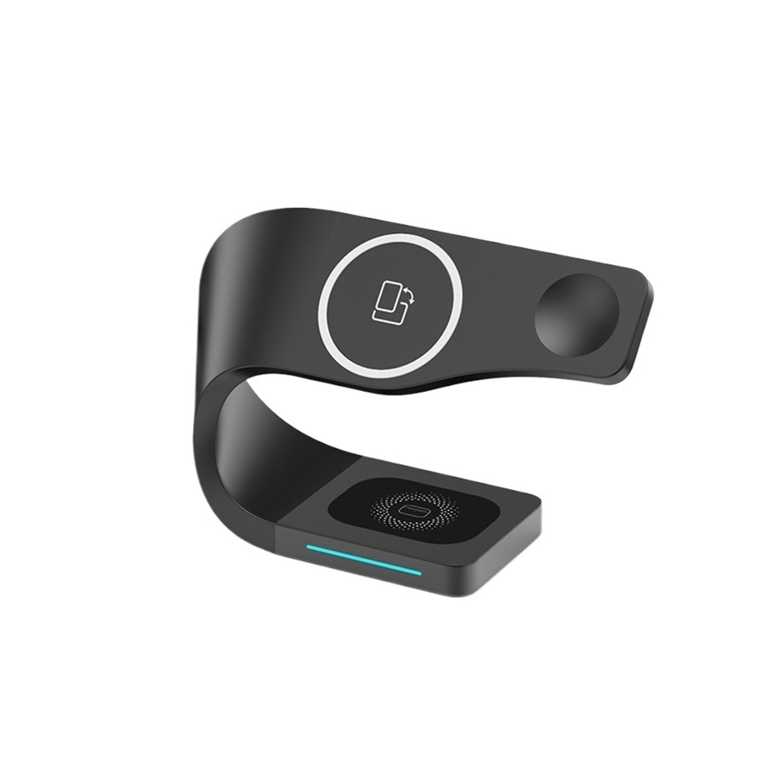 Wireless Charger, Magnetic Fast Charging Base 3 In 1 Wireless Charging ...