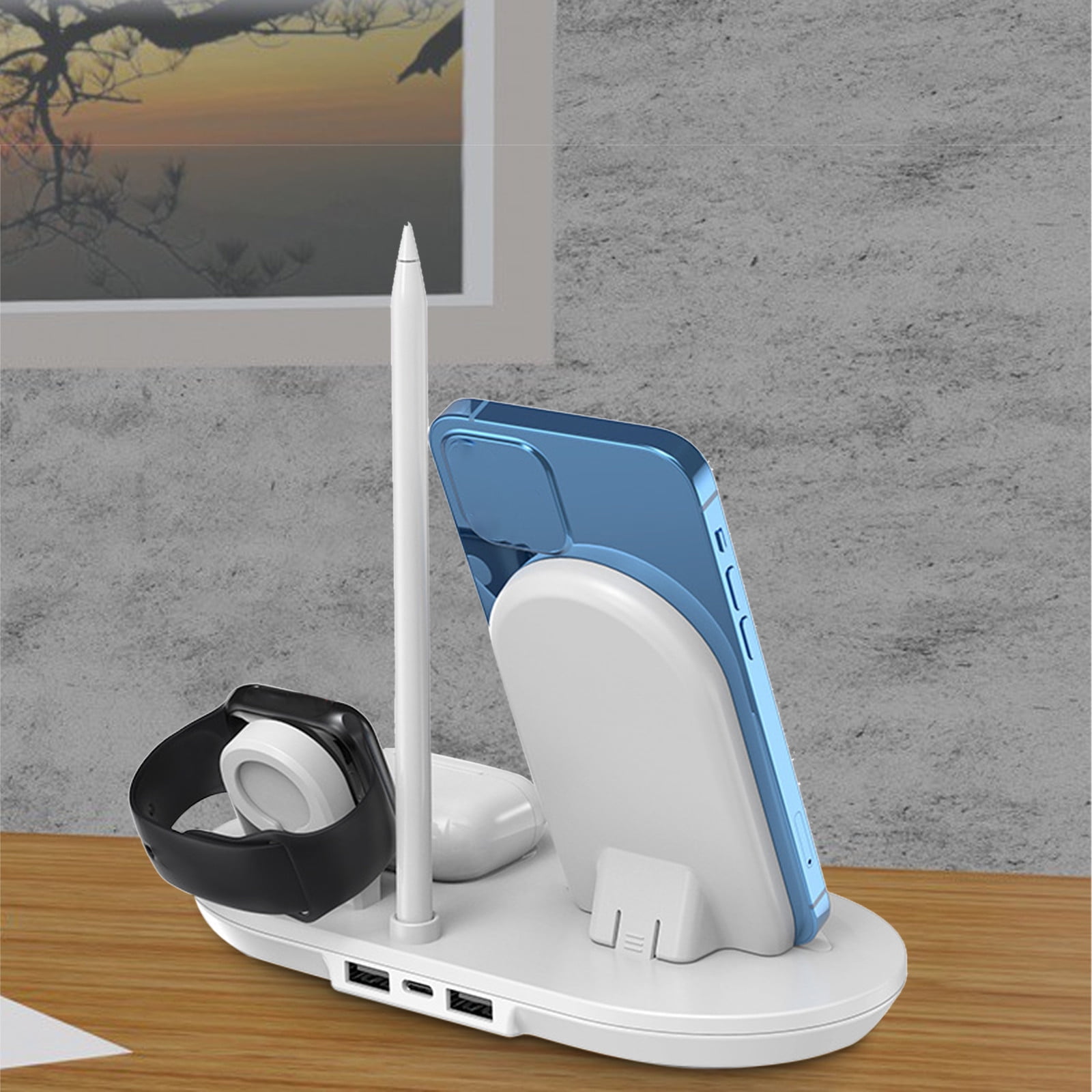 Wireless Charger Multi-function, Magnetic Wireless Charging Station ...