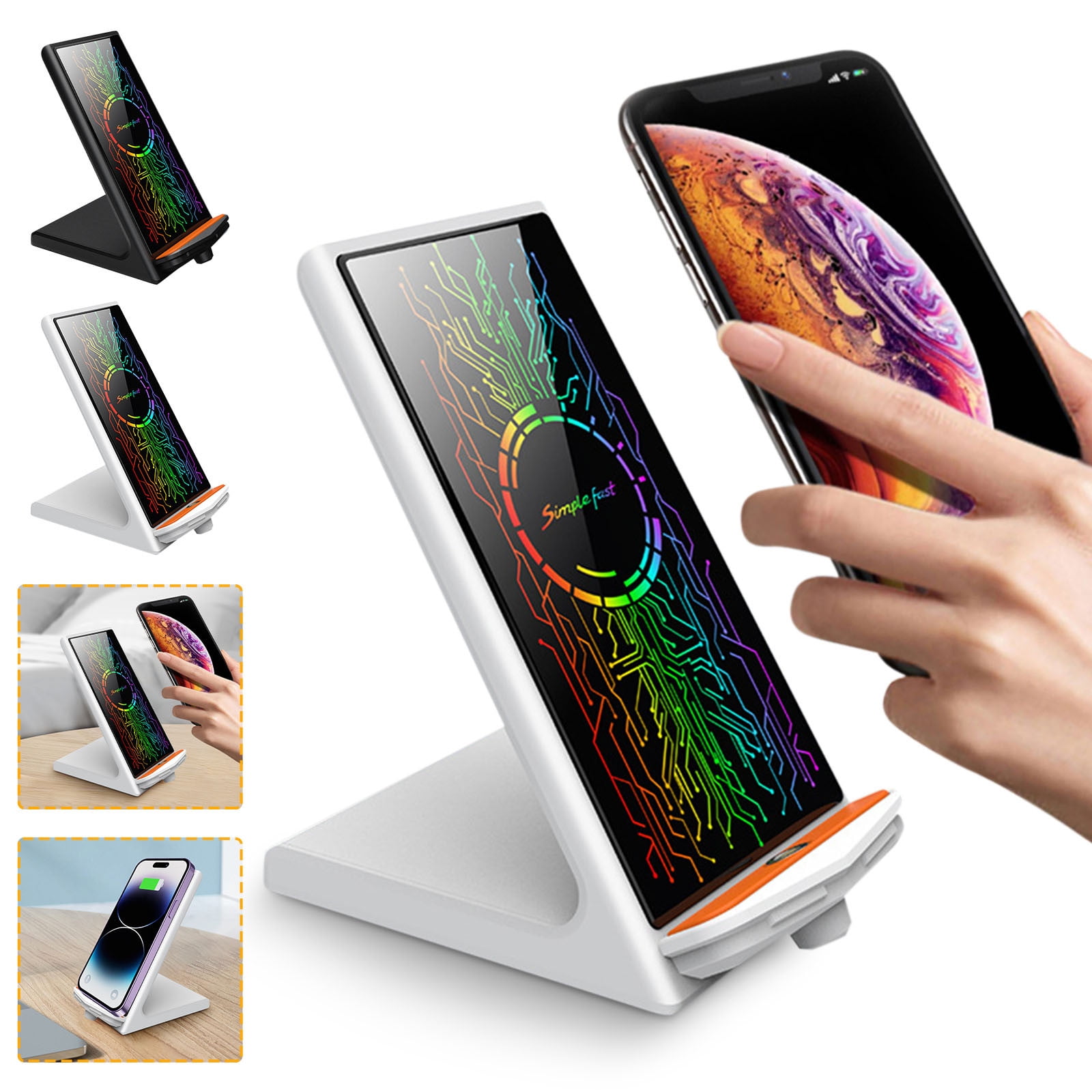 Wireless Charger Multifunctional Desktop Phone Magnetic Absorption ...