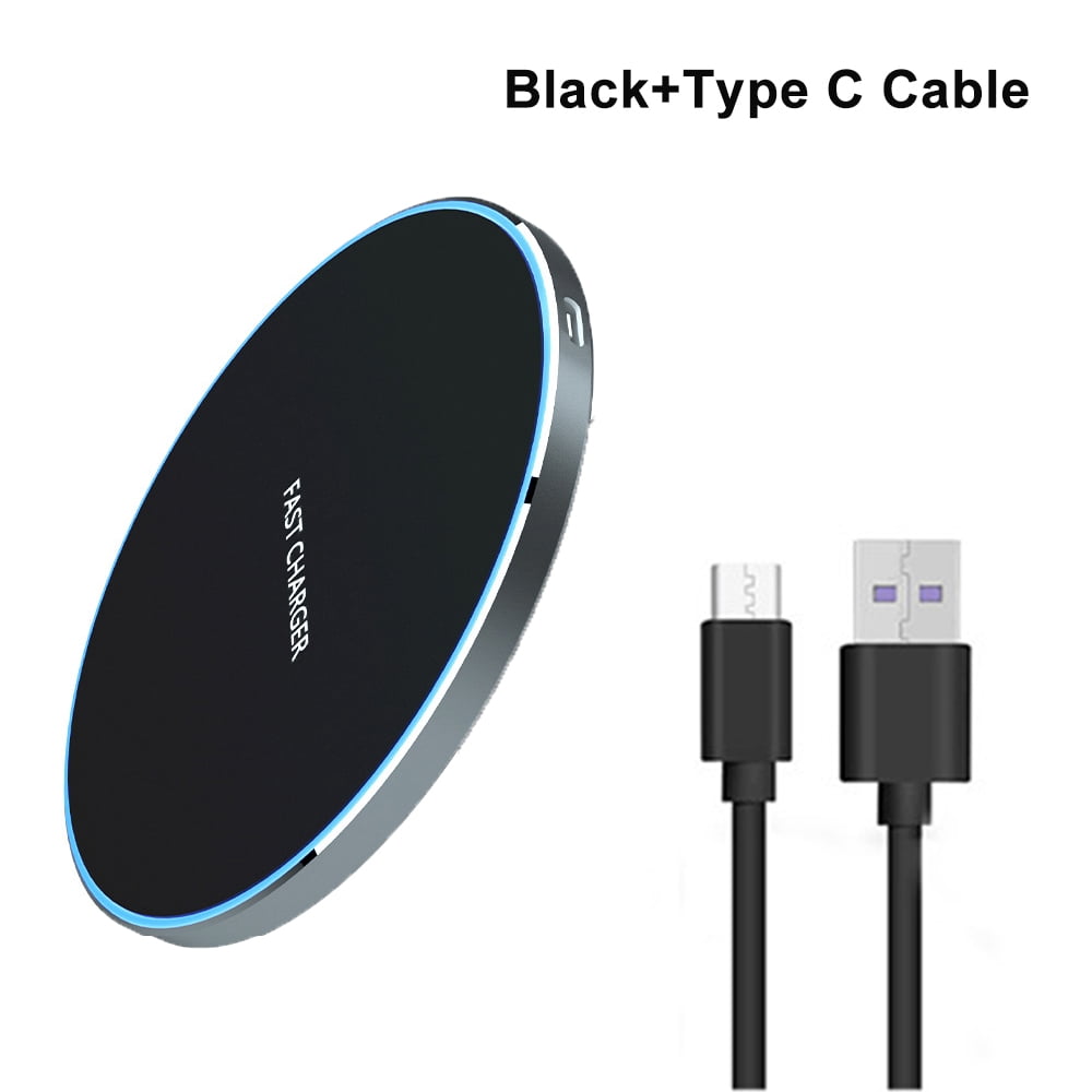 Wireless Charger Pad Ultra-thin Induction Charger for Samsung Galaxy ...