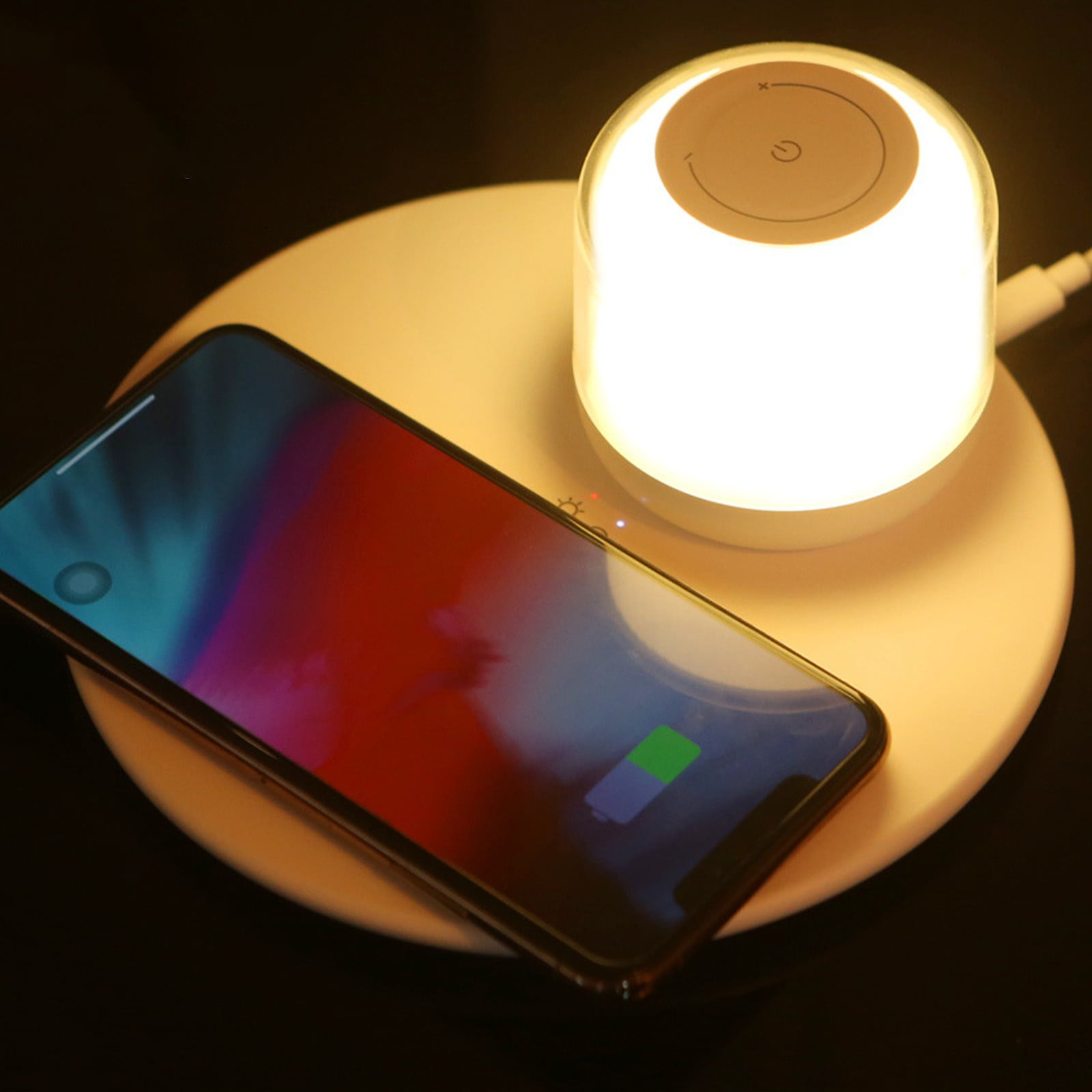 Wireless Charger Stand, Wireless Charging Night Light 15w Fast ...