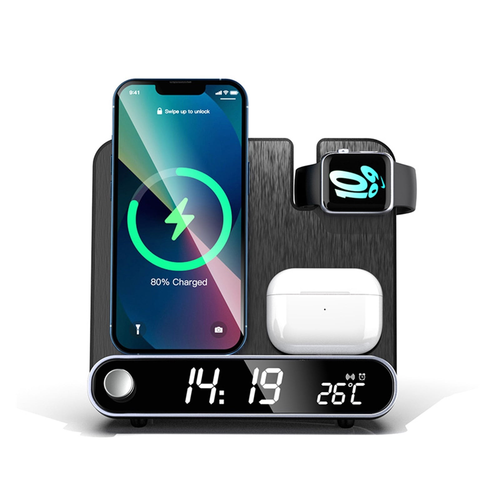 Wireless Charging, 15W Fast Induction Charging Holder For Watch Phone 3 ...