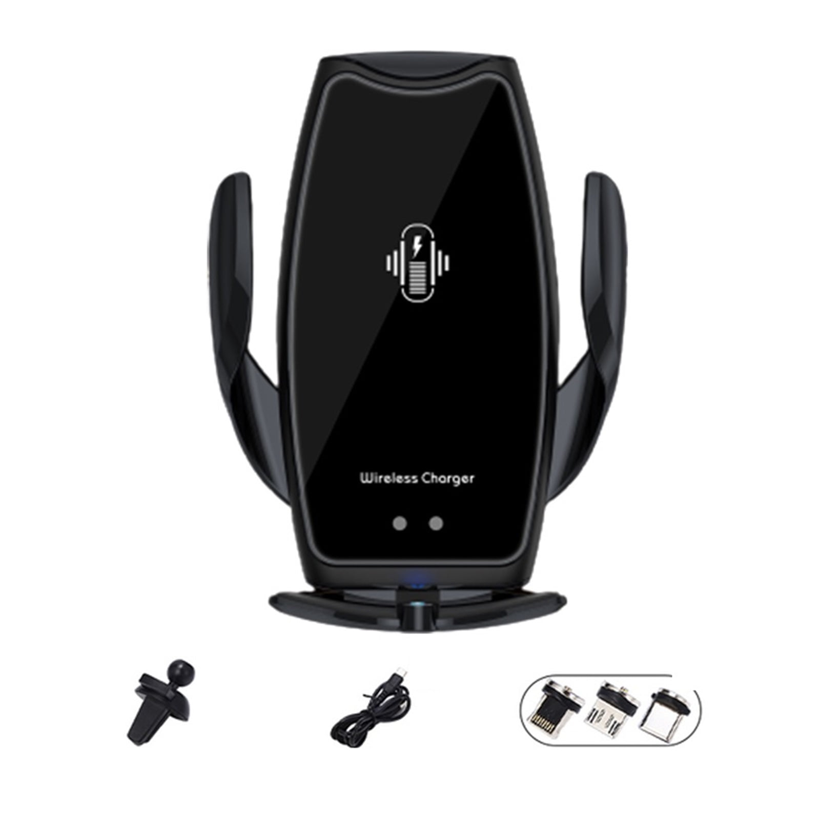 Wireless Charging, Automatic Clamping 30W Wireless Car Charger Mount ...