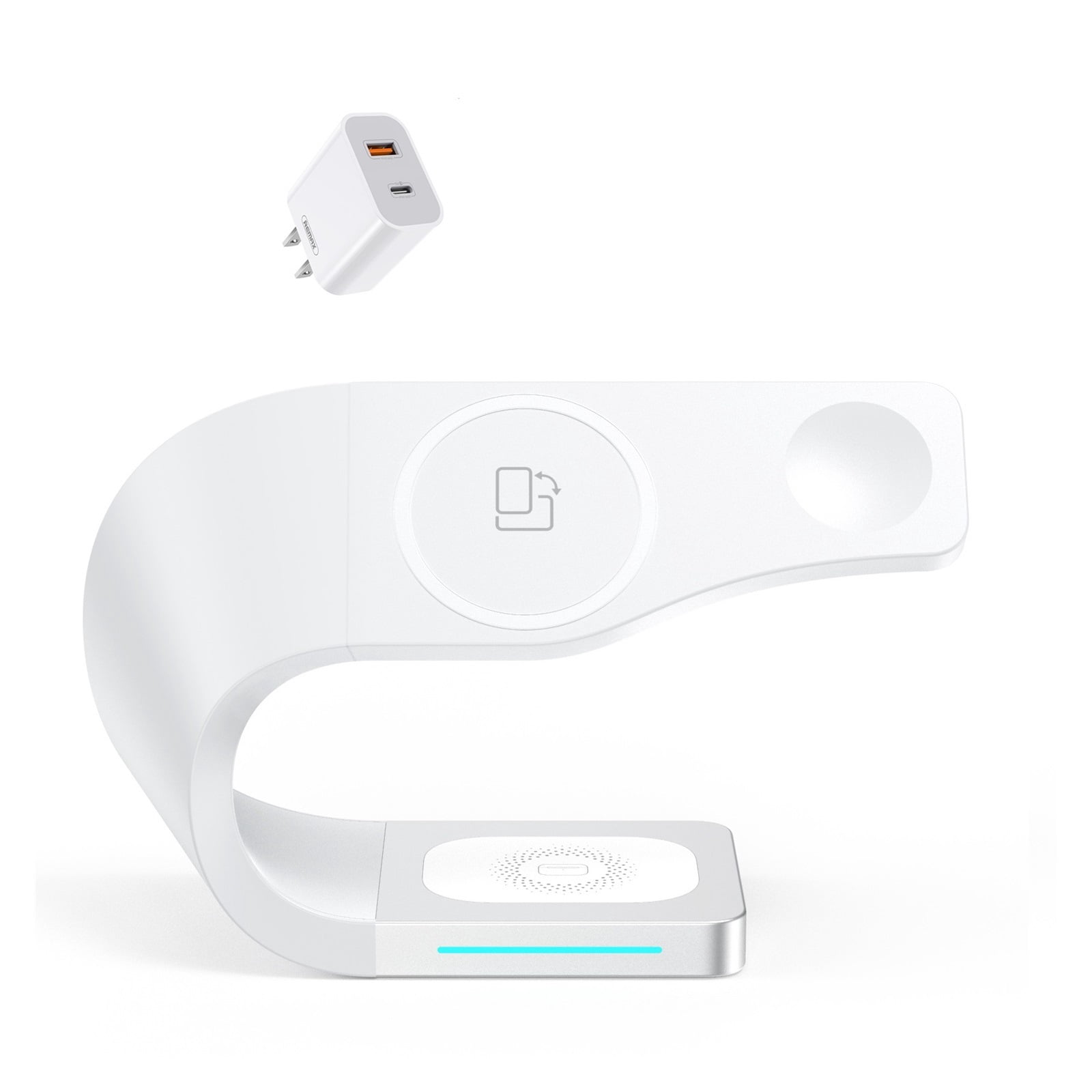 Wireless Charging, Magnetic Wireless Charger Stand 15W Induction ...