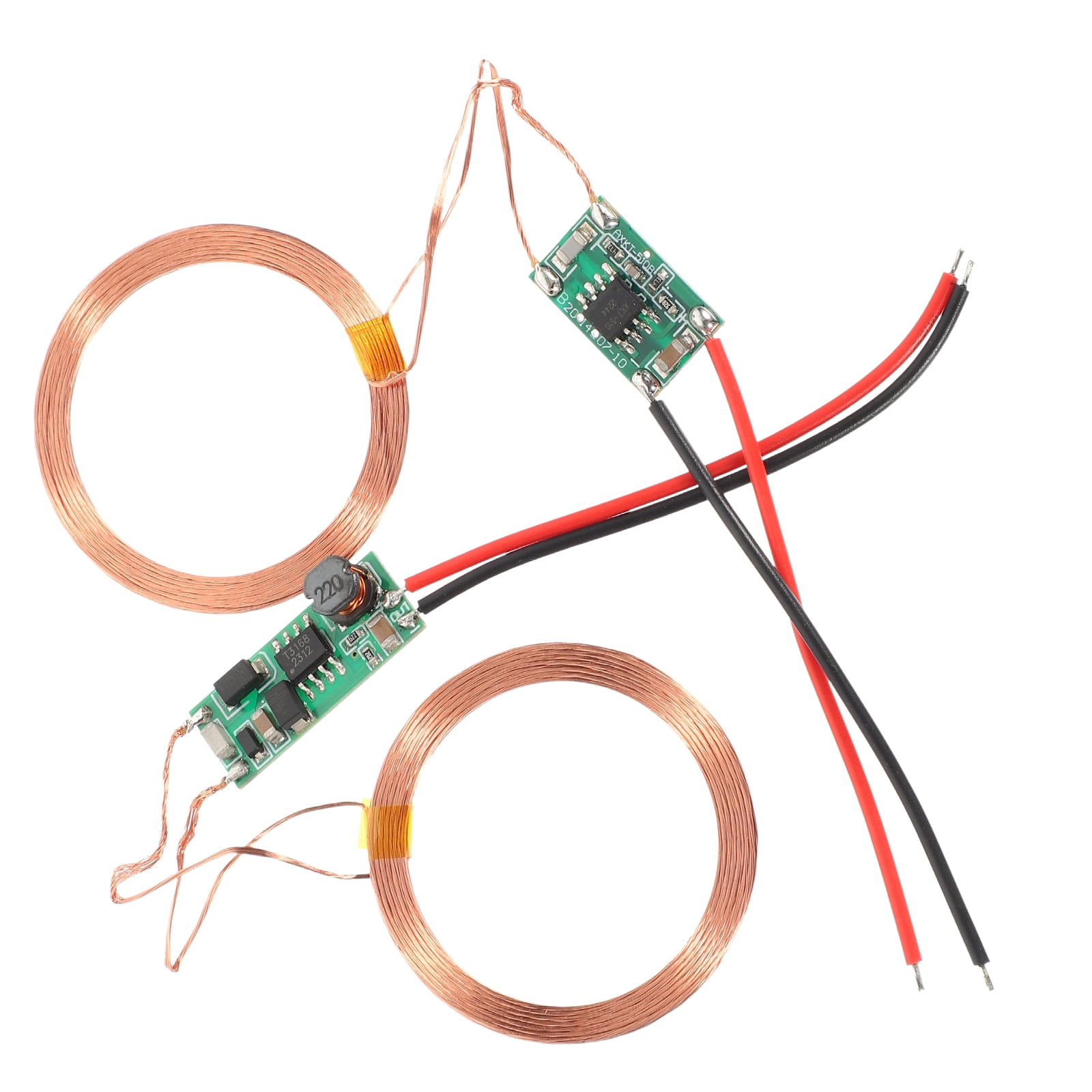Wireless Charging Module Coils Portable Transmitter and Receiver Supply ...