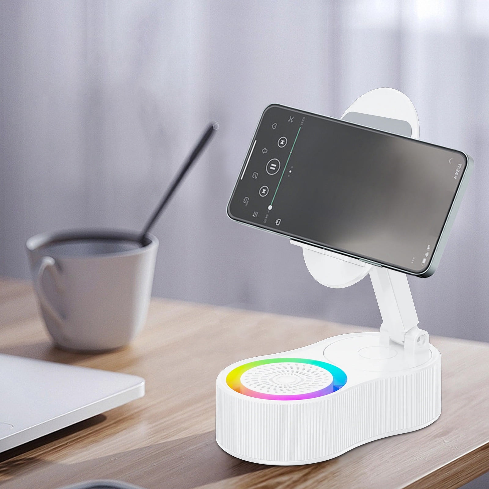 Wireless Charging Mount Holder for Mobile Devices - Versatile Speaker ...