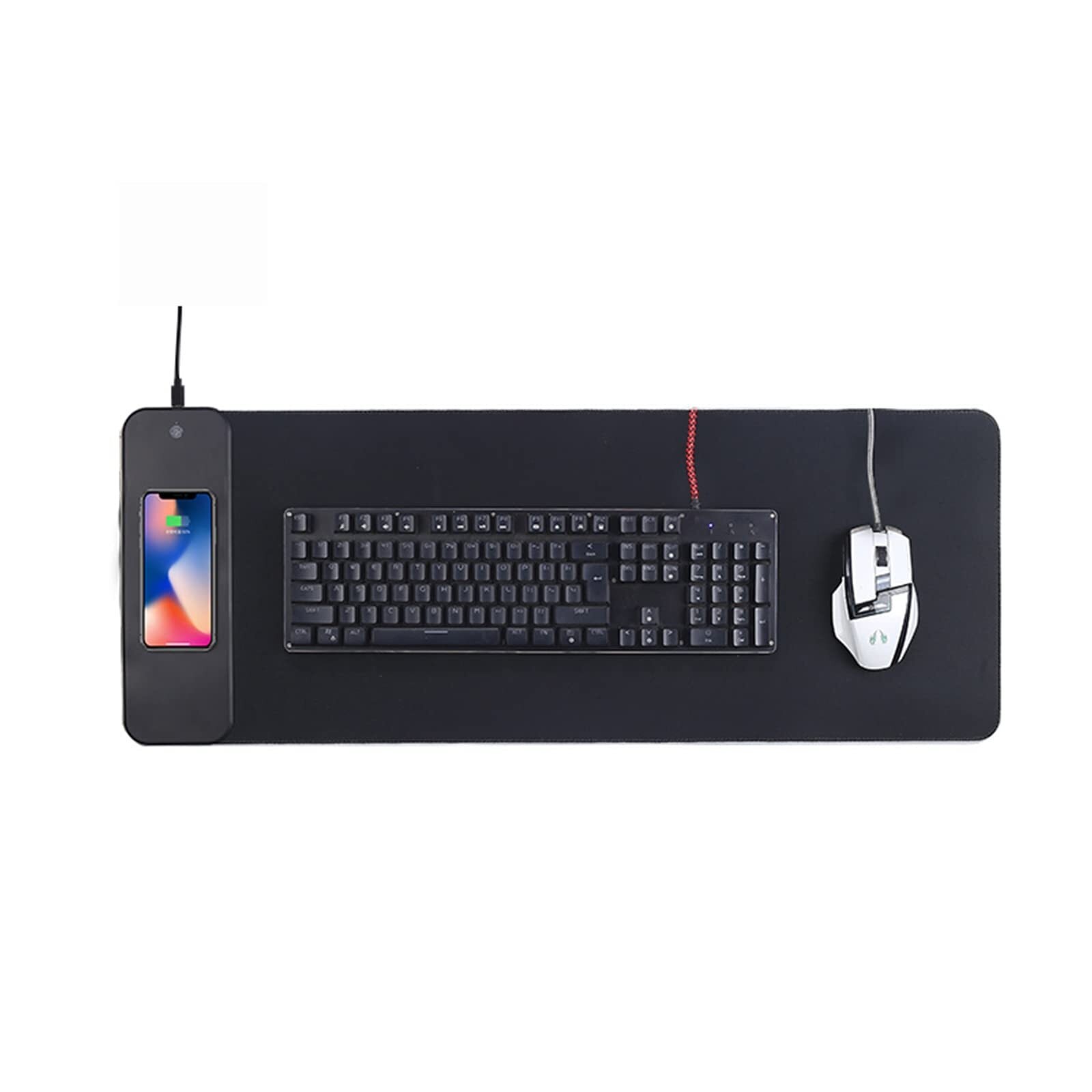 Wireless Charging Mouse Pad,Large Gaming Mouse Pad Mat with Wireless ...
