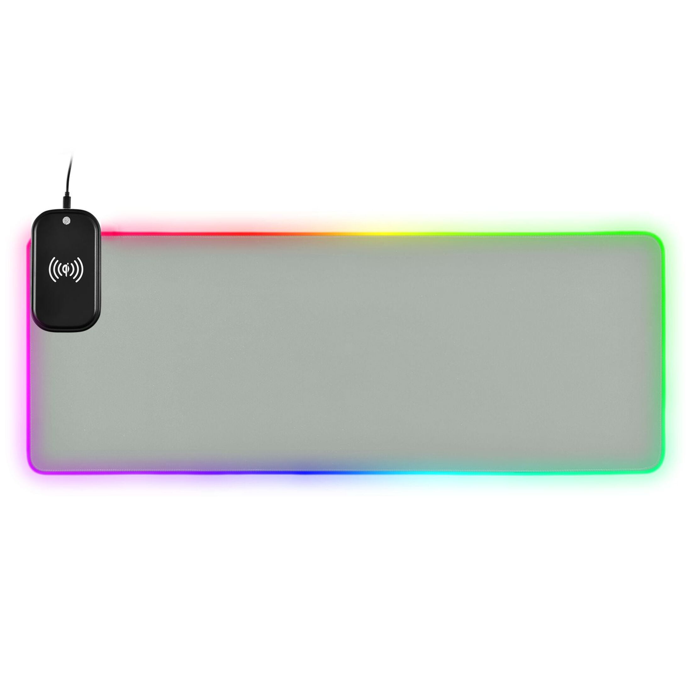 Wireless Charging Mouse Pad Large RGB Gaming Desk Mat 13 Light Modes ...