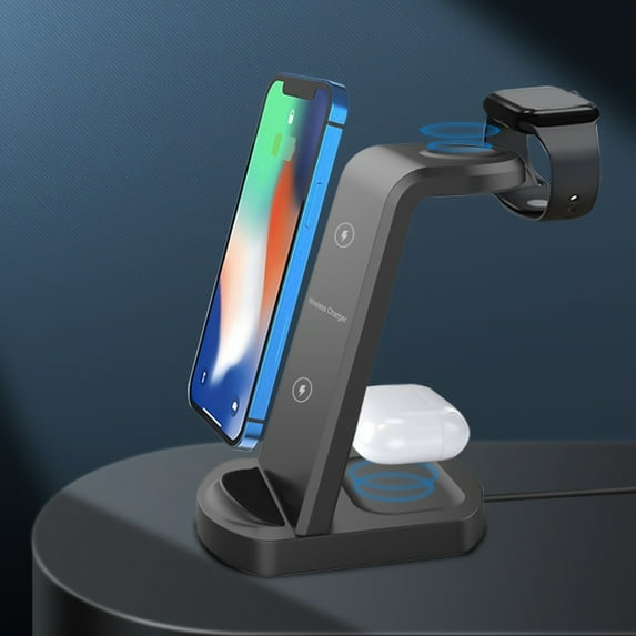 Wireless Charging Station 3 1 Charging Station For Multiple Devices 15W ...