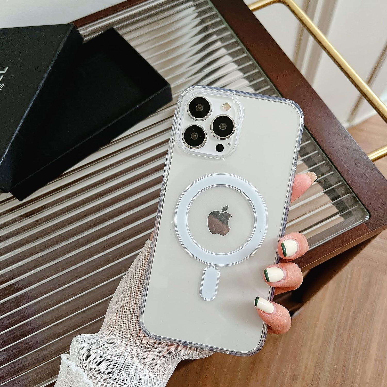 Wireless Charging TPU Phone Case for iPhone 13 Pro Max 6.7 inch, Built ...