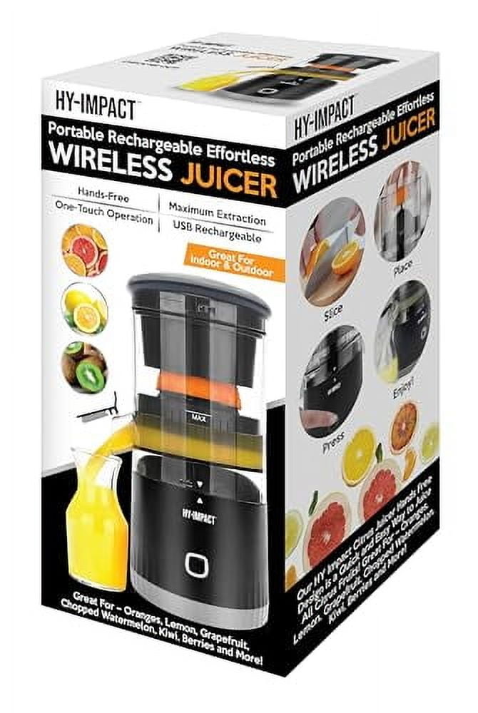 Wireless Citrus Juicer Rechargeable Machine USB Automatic Orange Lime ...