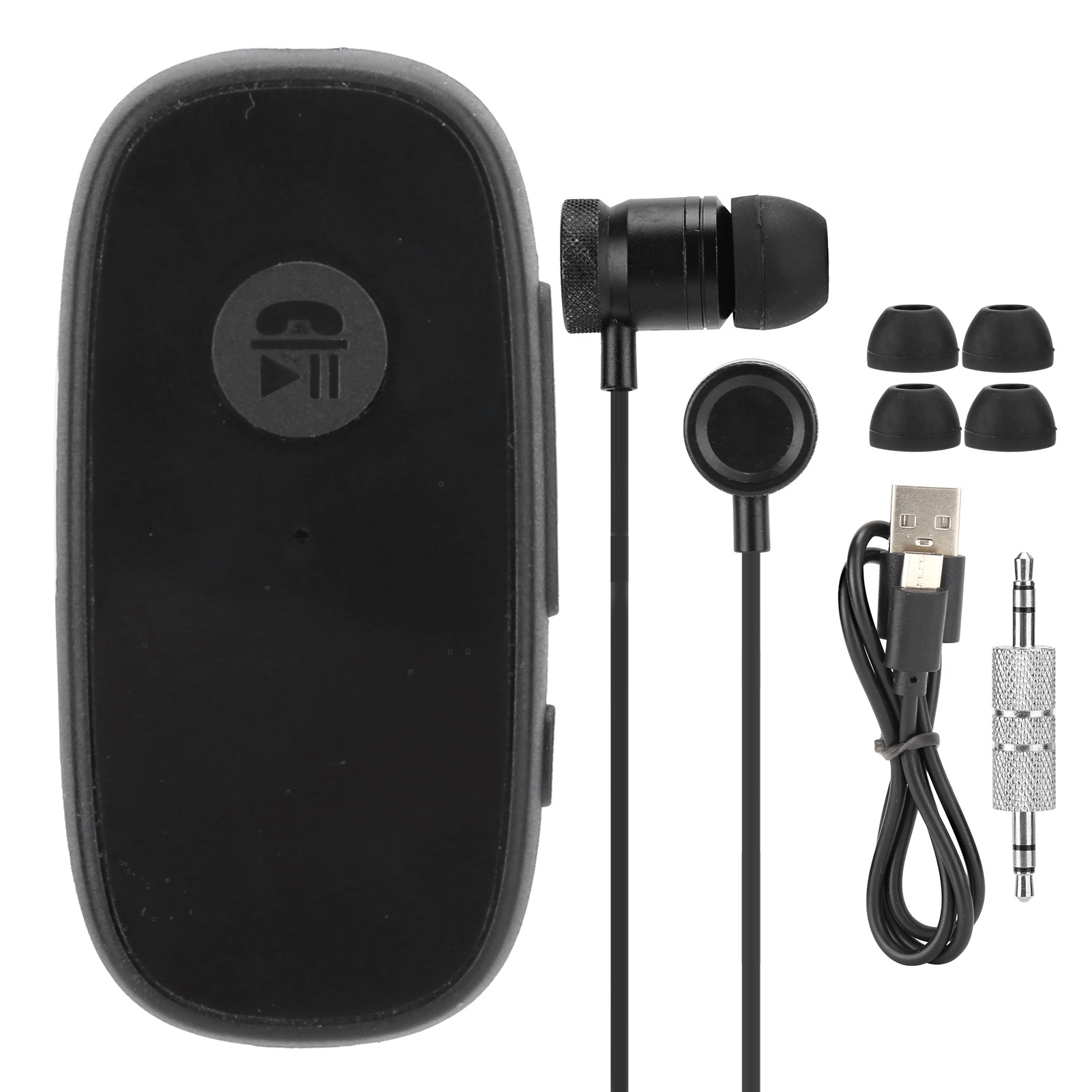 Wireless Collar Clip Bluetooth 5.0 Earphone - Stereo Car Audio ...