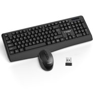 Wired USB Keyboard & Mouse Combo with 12 Shortcut Keys, Full-Size ...