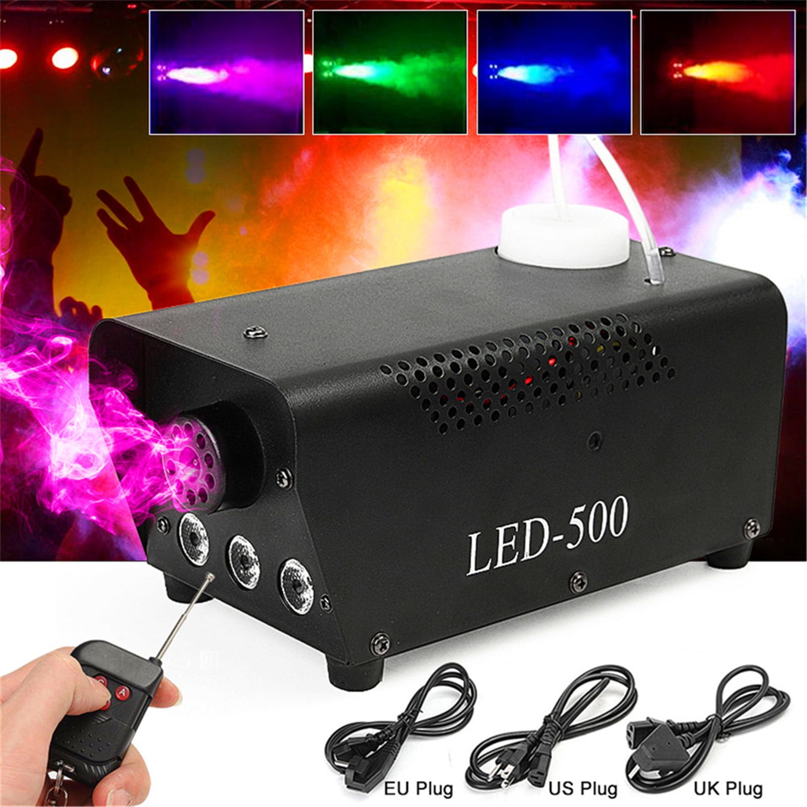 Wireless Control 500W LED Machine with RGB Colors - Smoke & Fog Effect ...