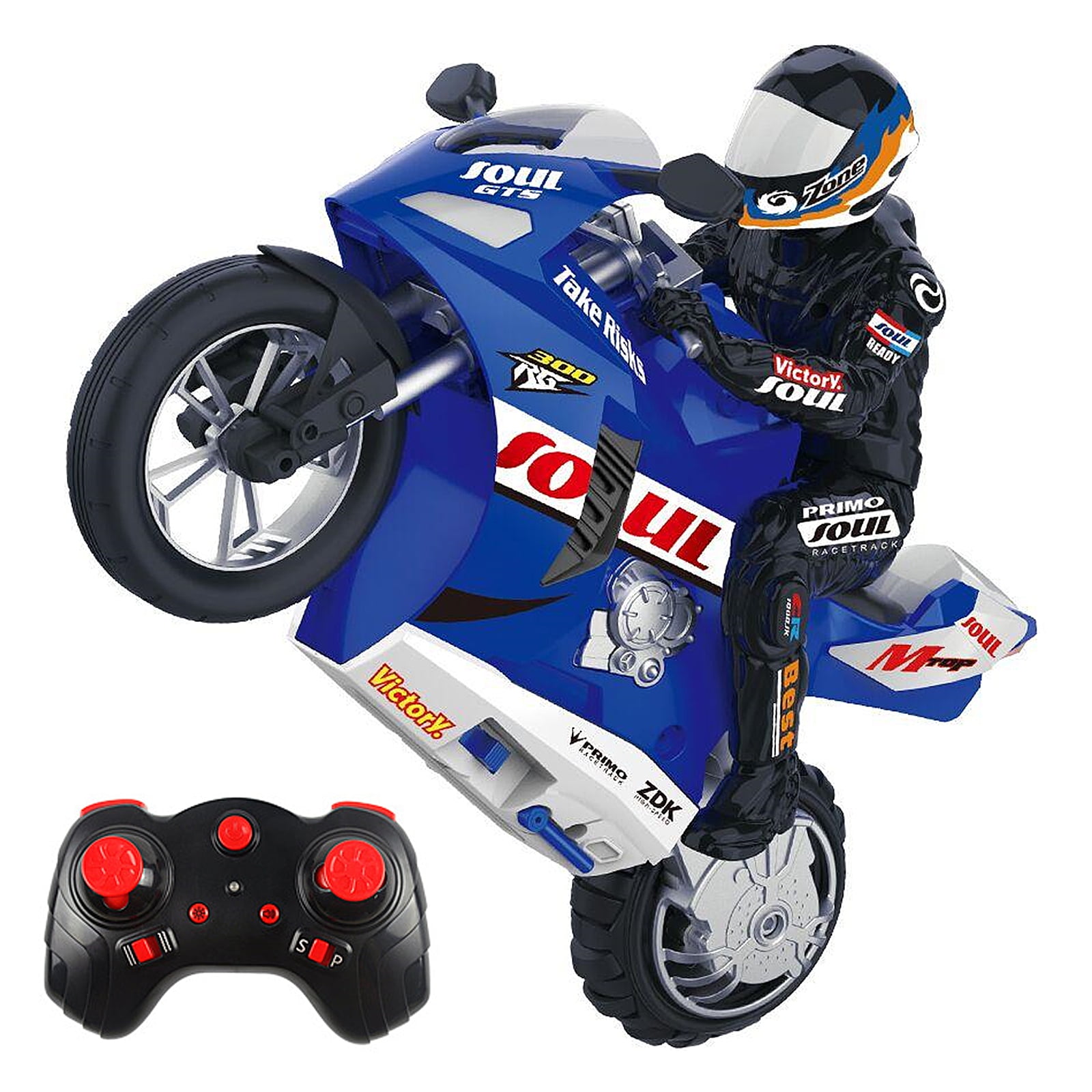 Wireless Control Motorcycle Toy 360° Spin Drift Stunt Bike High Speed ...