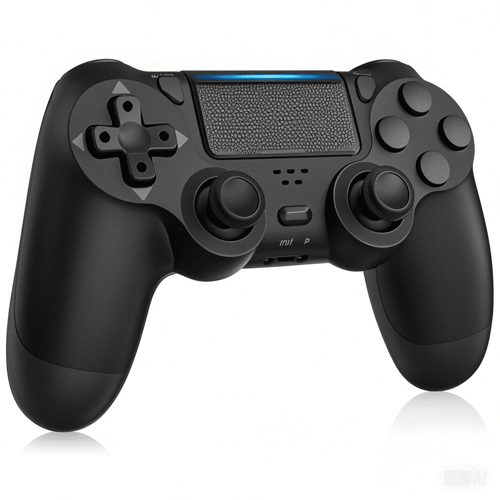 Wireless Controller Dual Vibration Gamepad Compatible With P4/P4 Slim ...