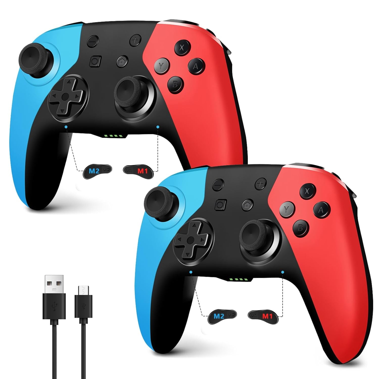 Wireless Controller for Nintendo Switch/Switch 2/Lite/OLED/Windows ...