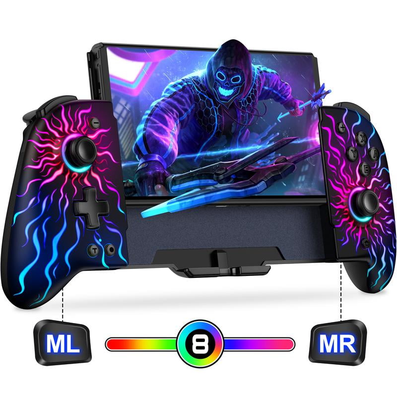 Wireless Controller,One-Piece Handheld Joypad Controller Replacement ...