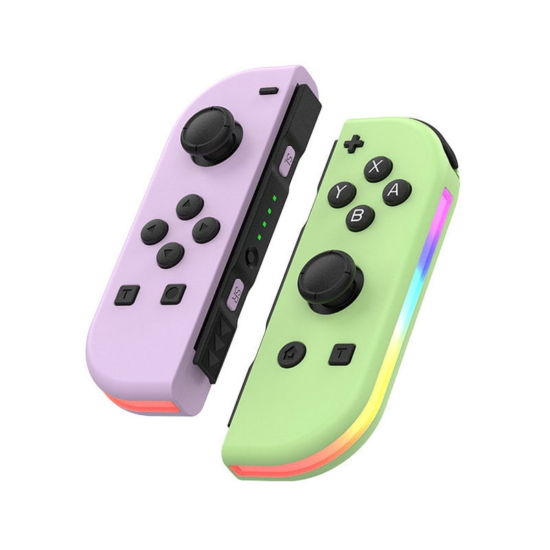 Wireless Controller For Switch With RGB Light Joystick, Dual Joysticks ...