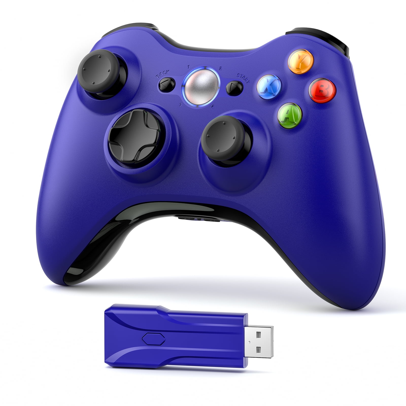 Wireless Controller for Xbox 360, 2.4GHZ Game Controller for 360 with ...
